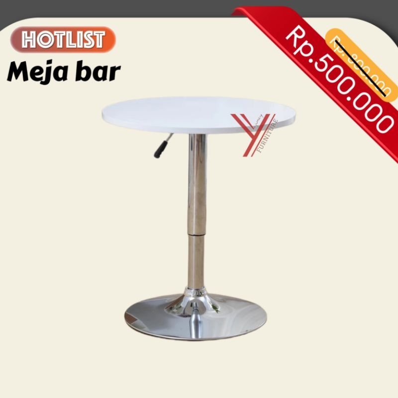 Jual Meja bar meja cafe meja barstool meja makan bulat meja hidrolik ...
