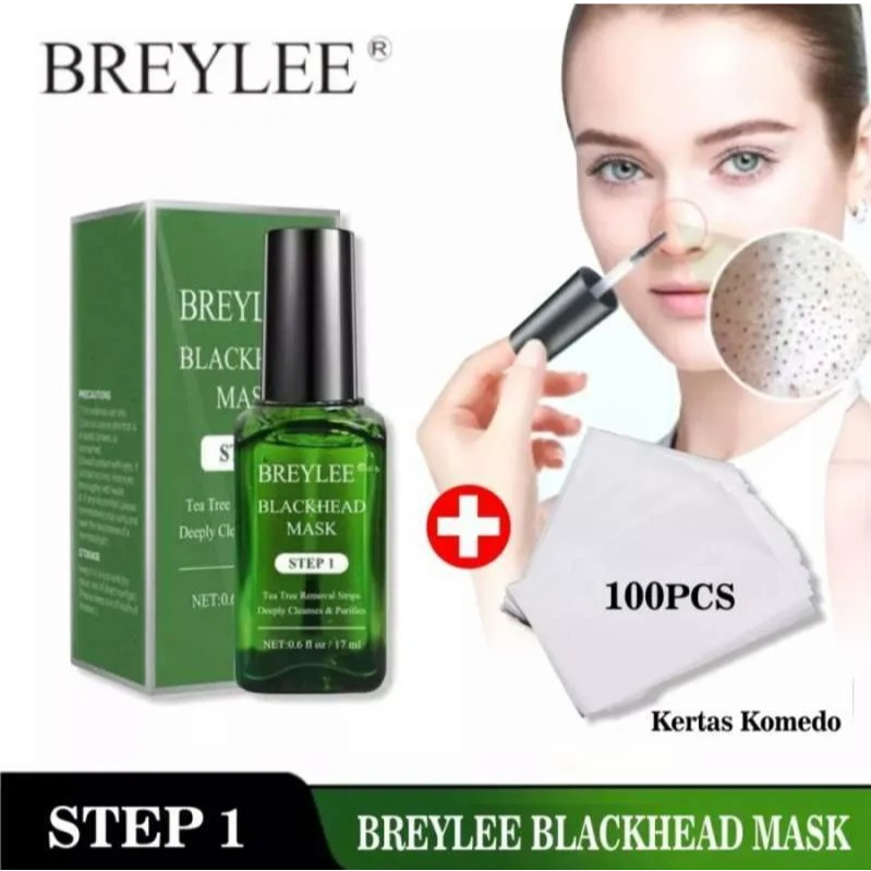 Jual Breylee Blackhead Removal Mask Step 1 Free 100 Lembar Peaper ...