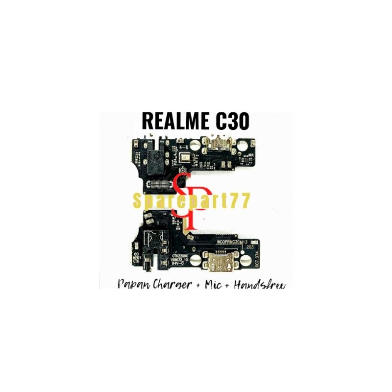 Jual Papan PCB Charger & Mic & Handsfree Realme C30 / C33 / Narzo 50 ...