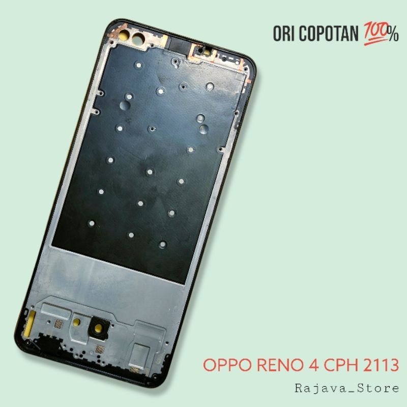 Jual Frame body tulang tengah tatakan lcd oppo reno 4 4g ori original ...