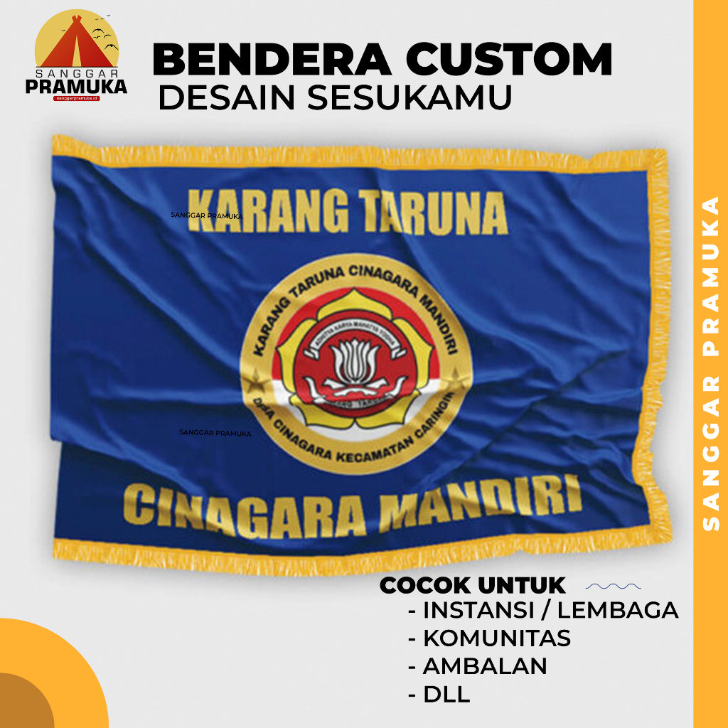 Jual Bendera Custom / Bendera Komunitas / Bendera Instansi / Bendera ...