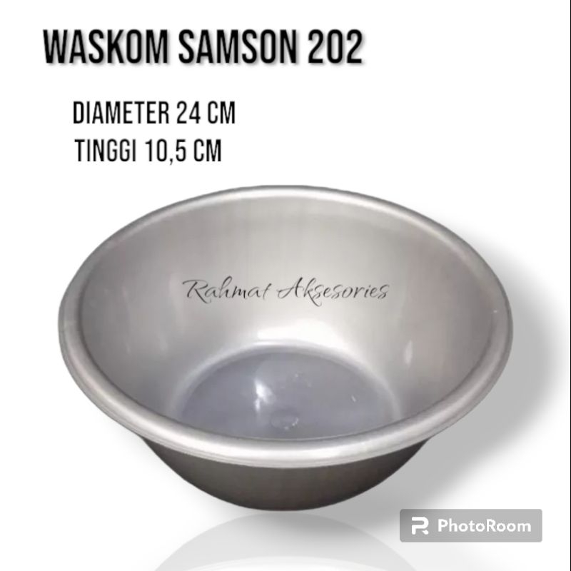 Jual Waskom Samson 202 / Waskom Plastik Silver ukuran 12 | Shopee Indonesia