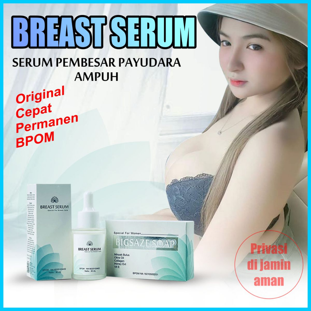 Jual Paket Breast Serum Bigsaze Soap Pembesar Payudara Ampuh Obat Cream