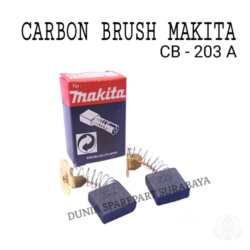 Jual MAKITA BROSTEL CARBON BRUSH CUT OFF CB-203 / COAL BOSTEL CB203 ARANG SEPUL CB 203 2414B ...