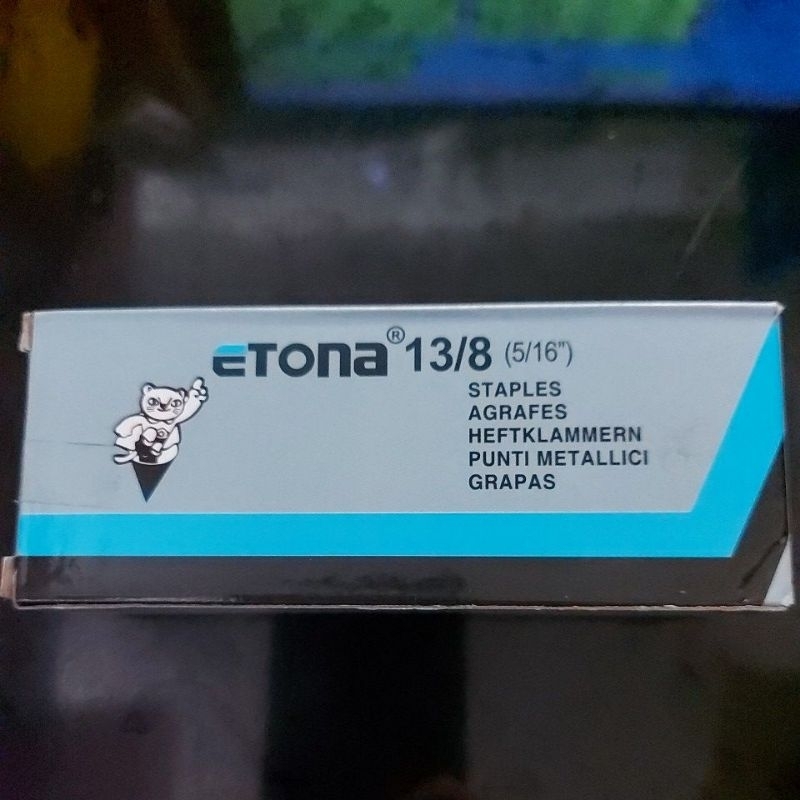 Jual Isi staples Etona 13/8 (5/16") | Shopee Indonesia
