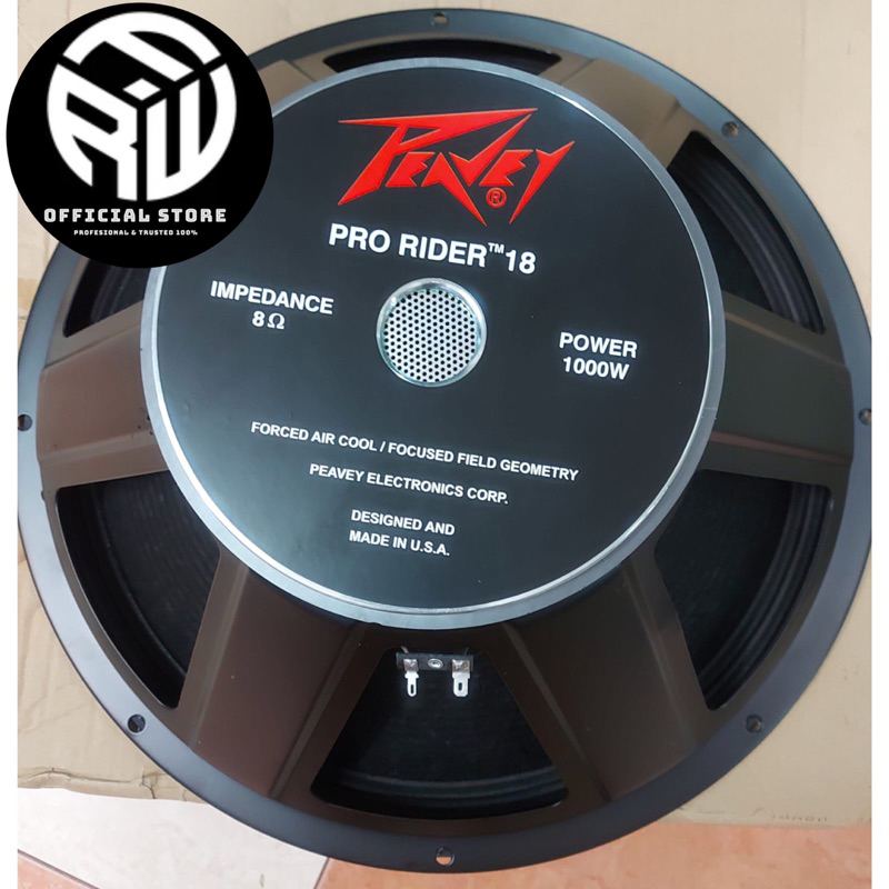 Jual SPEAKER KOMPONEN PEAVEY PRO RIDER 18 INCH 1000 WATT TERMURAH ...