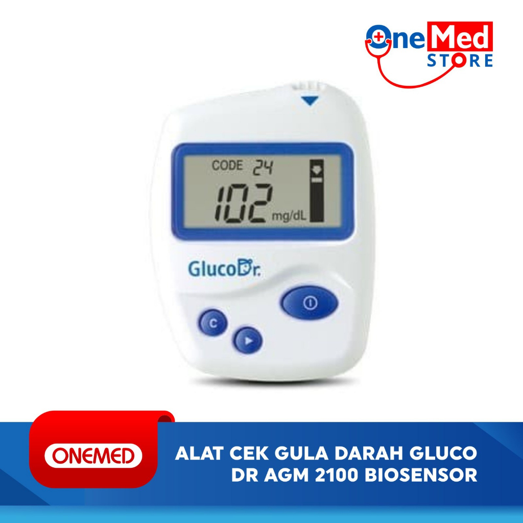 Jual Alat Cek Gula Darah Gluco Dr AGM 2100 BioSensor (Tanpa Strip) OP ...