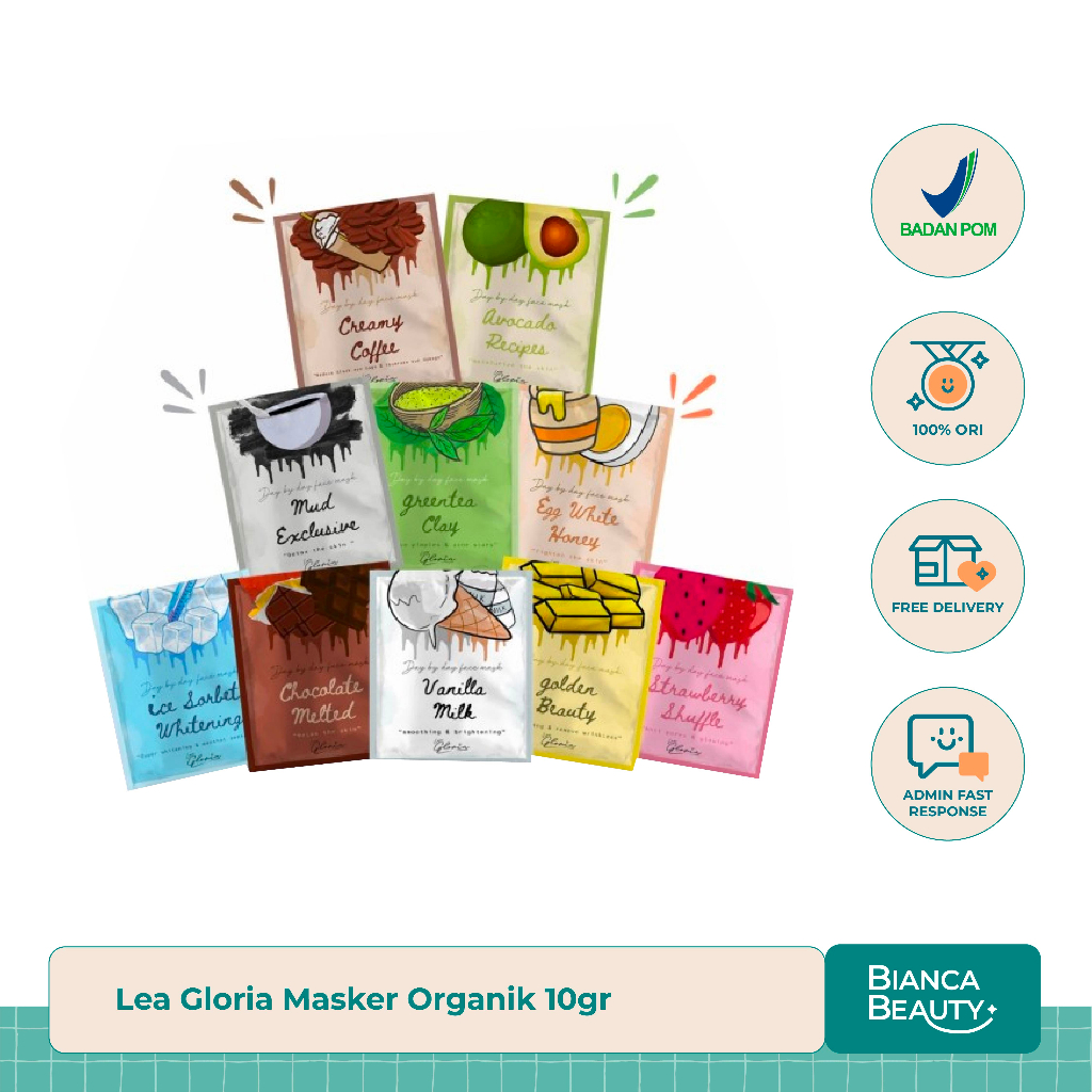 Jual LEA GLORIA Masker Organik 20g | Shopee Indonesia