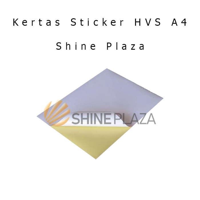 Jual Kertas Sticker HVS A4 - Kertas Stiker A4 Putih Doff | Shopee Indonesia