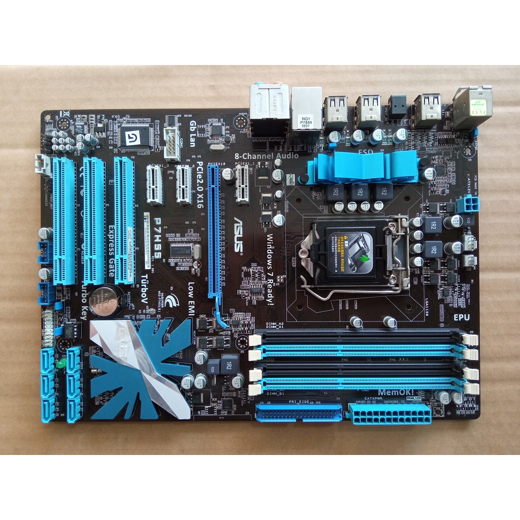Jual MOBO Mainboard Motherboard Gaming ASUS P7H55 LGA 1156 LGA1156 H55 ...