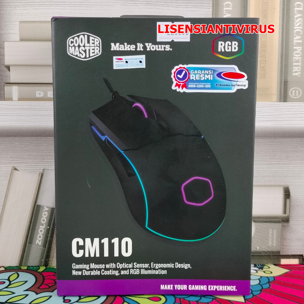 Jual Mouse Cooler Master CM110 Mouse Gaming CM 110 Sensor 3 Zone RGB ...