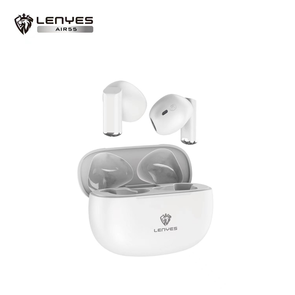 Jual LENYES AIR 55 TWS Wireless Bluetooth 5.1 Earbuds Smart Touch Hifi ...