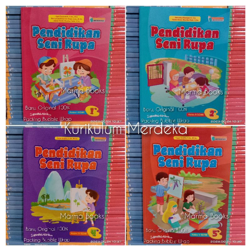 Jual Buku Pendidikan Seni Rupa Kelas 1 2 4 5 SD Kurikulum Merdeka Yudhistira | Shopee Indonesia