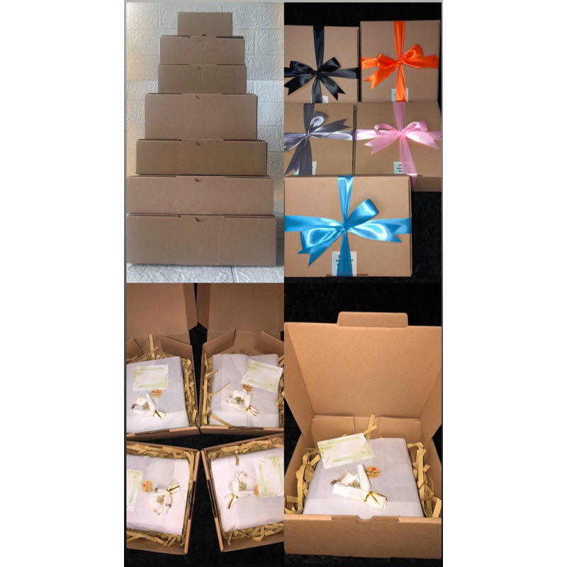 Jual SET BOX HAMPERS KECIL SEDANG SMALL MEDIUM Kotak Dus Kardus Kemasan ...