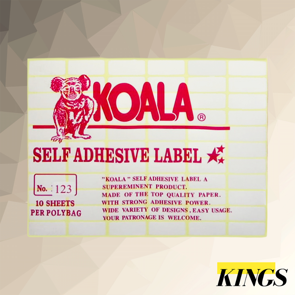 Jual Self Adhesive Label / Sticker Label Polos No 123 | Shopee Indonesia