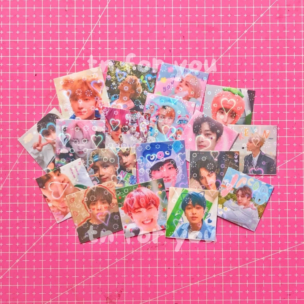 Jual HOLOGRAM Mail Sticker Deco Kpop Freebies Sellkor Cute Face Sticker ...