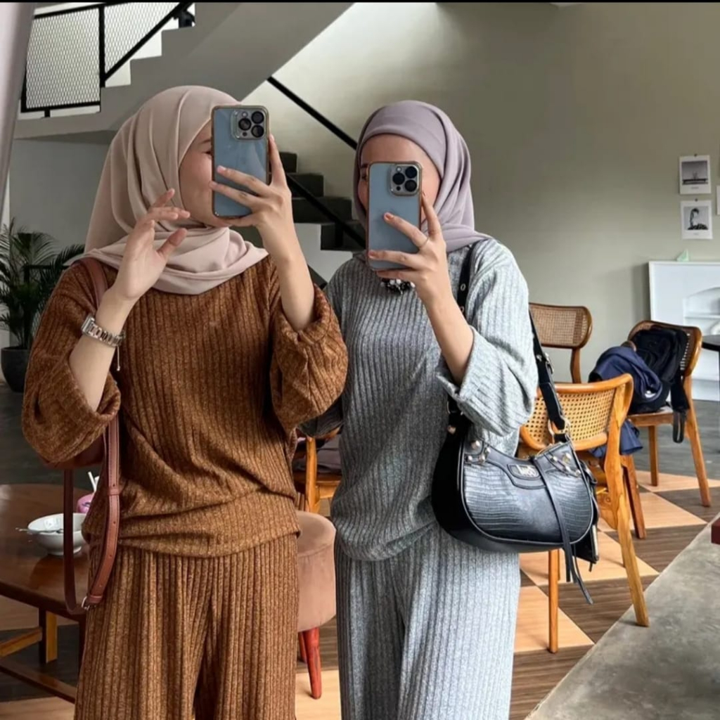 Jual ZOORA SET KNIT HORNET PREMIUM / ONE SET WANITA TERBARU / SETELAN ...
