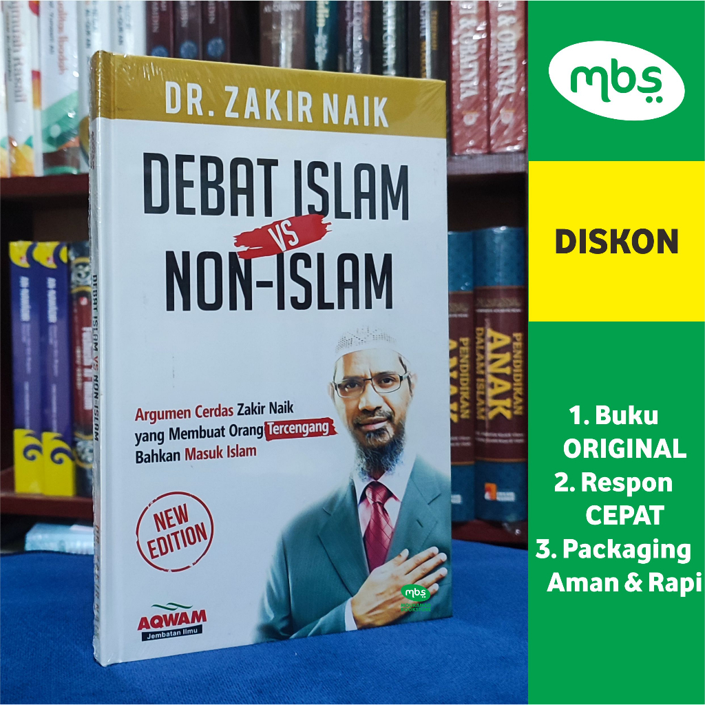 Jual BUKU DEBAT ISLAM VS NON-ISLAM - Argumen Cerdas Zakir Naik yang ...