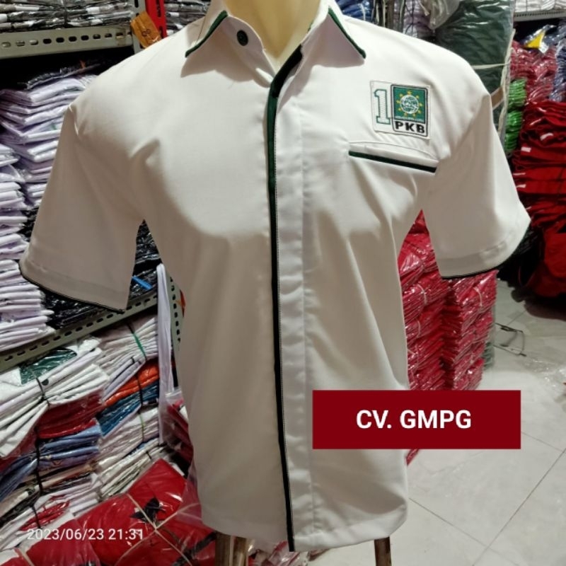 Jual Kemeja lengan pendek partai PKB (logo baru) | Shopee Indonesia