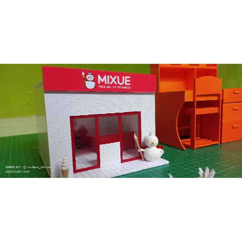 Jual Miniatur booth mixue es krim viral | Shopee Indonesia