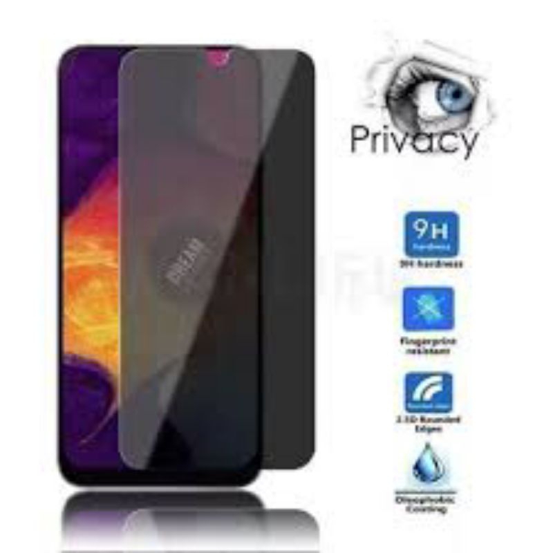 Jual (G-acc) TEMPERED GLASS PRIVACY ANTI SPY BAHAN KACA XIAOMI REDMI ...