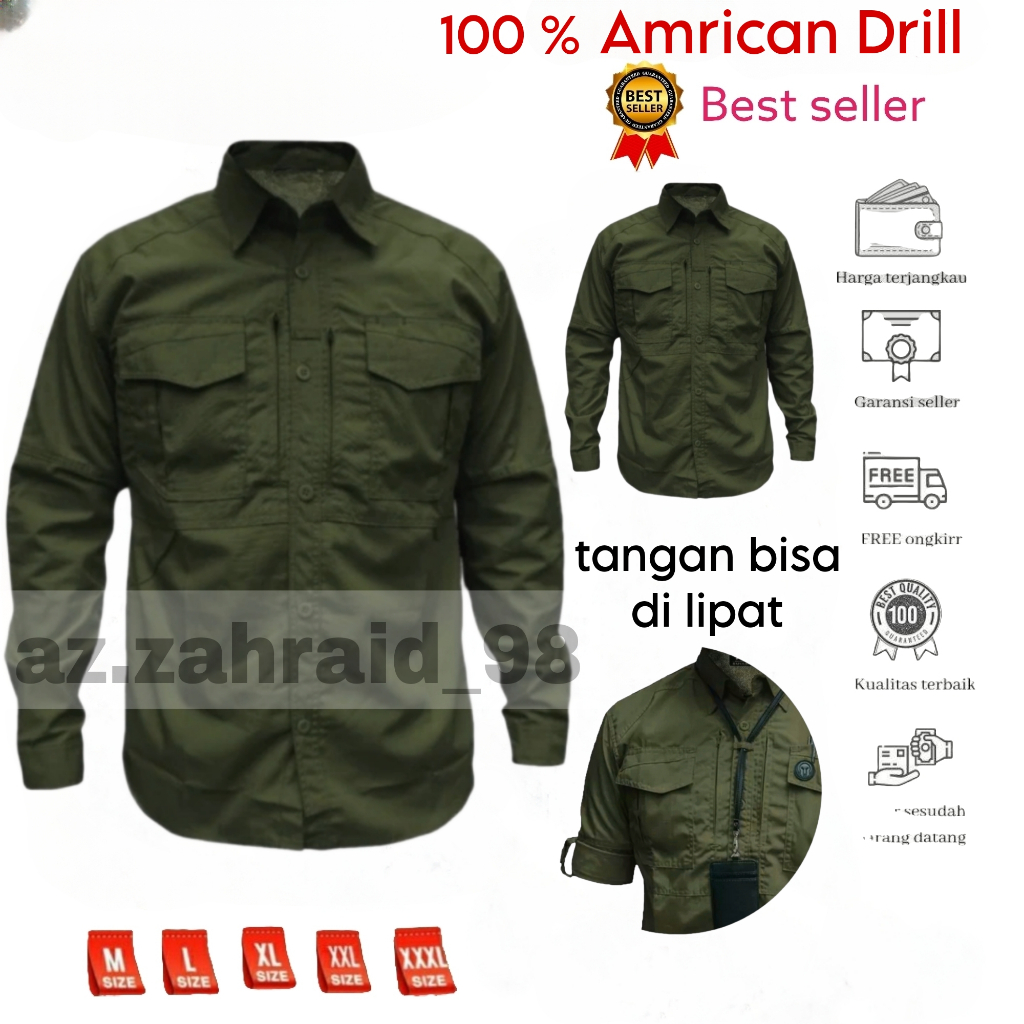 Jual Kemeja PDL N-Tac | Baju PDL Tactical | Kemeja Taktical | Kemeja ...