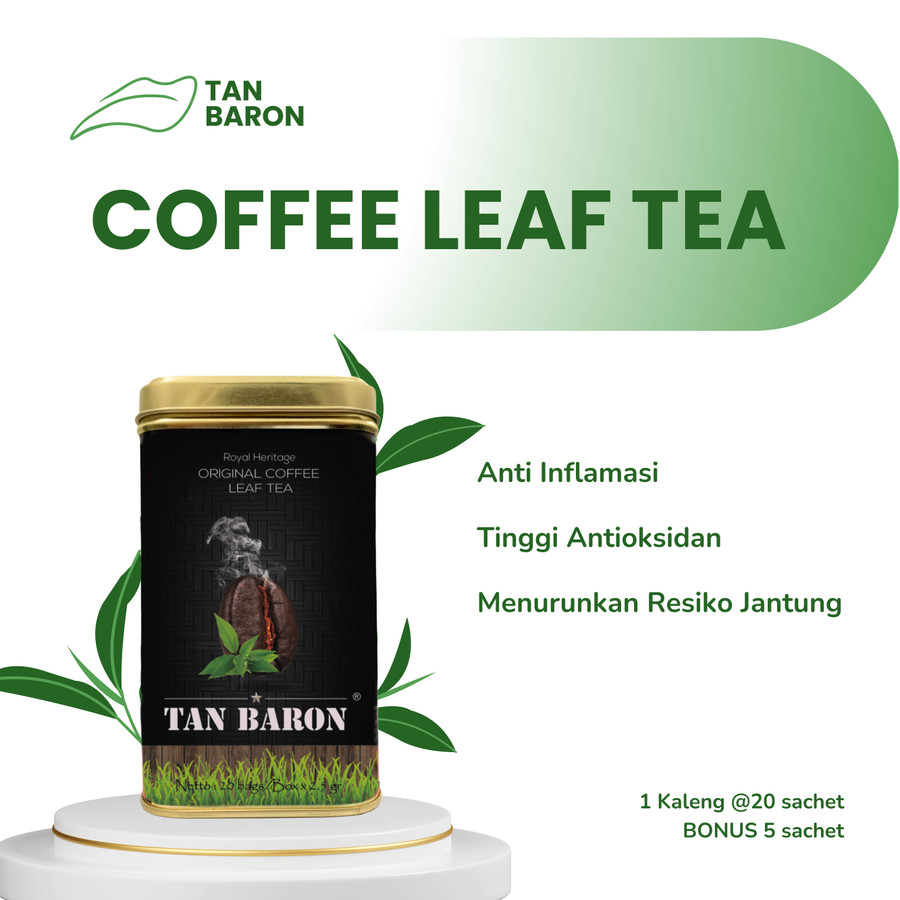 Jual Teh Daun Kopi Tan Baron isi 25 Teabag | Shopee Indonesia
