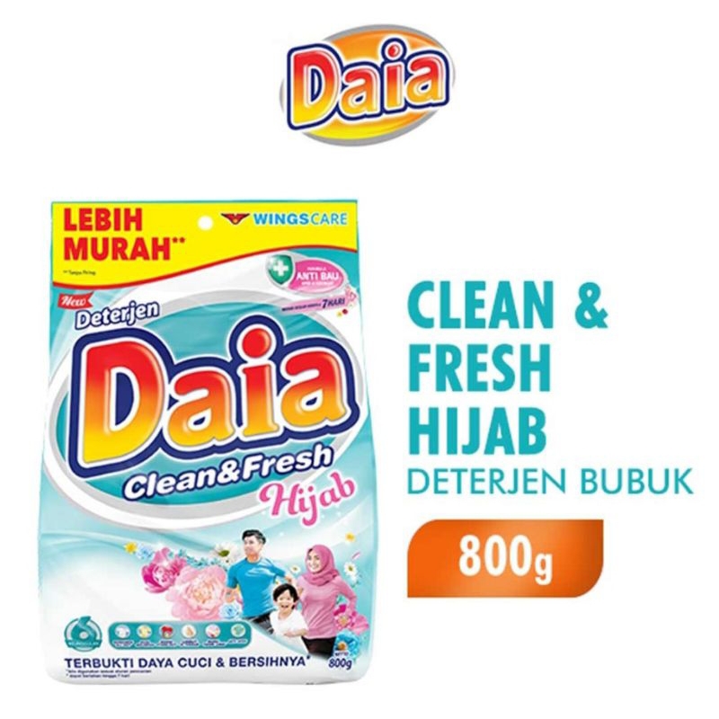Jual Daia Detergent Bubuk 800gr | Shopee Indonesia