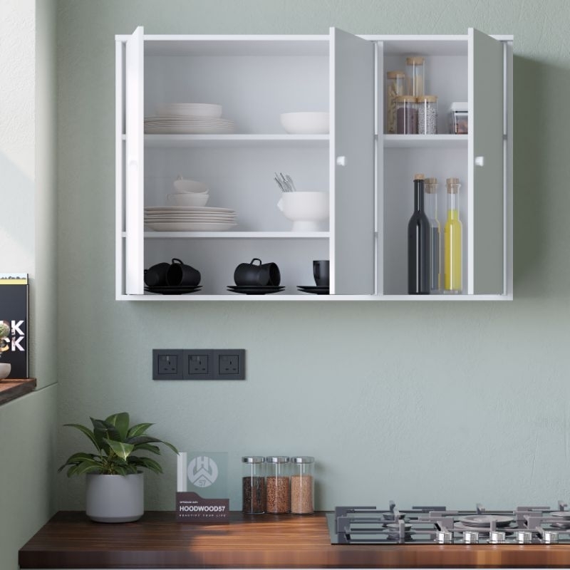 Jual Rak Kitchen Set Atas Lemari Gantung 3 Pintu Lemari Gantung Rak ...