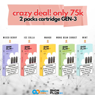 Jual Snowplus Cartridge SnowPlus Pods Gen 3 Ori (1 Pack Isi 3) Satuan ...