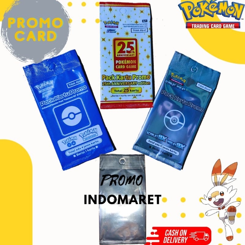 Jual Tcg Pokemon Pack Kartu Promo Scarlet ex Violet ex, 25th Anniversary Pokemon Card Game, Pack ...