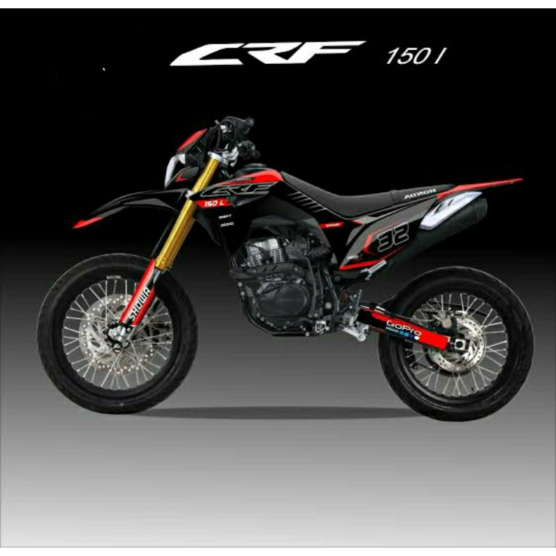 Jual DECAL STICKER CRF 150L SUPERMOTO FULL BODY CUSTOM DESAIN | Shopee ...