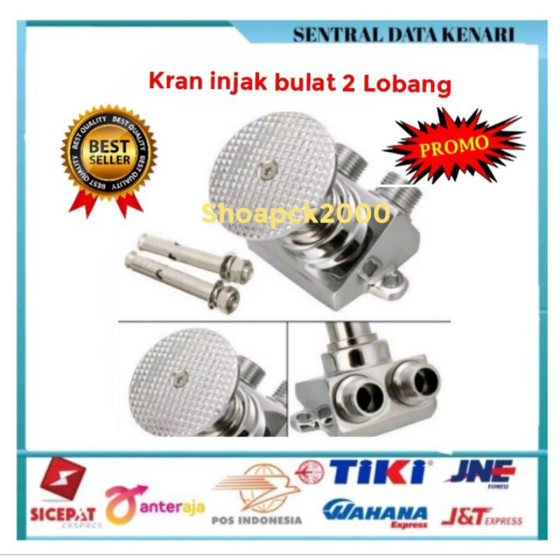 Jual Kran Wastafel Injak Kran Angsa Model Pedal Injak Model Bulat ...