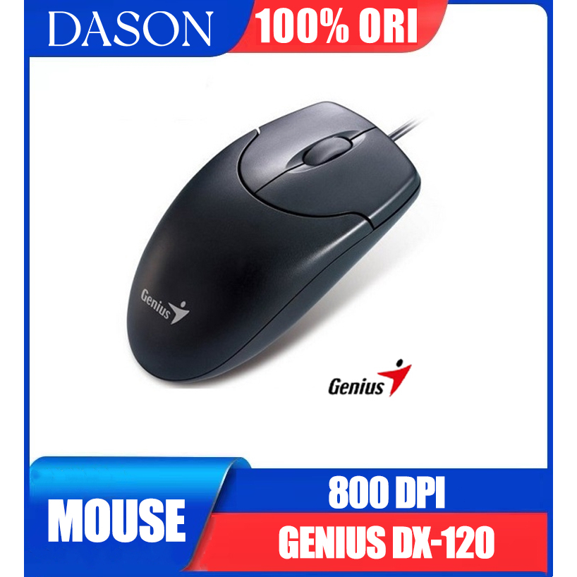 Jual Mouse Genius120 USB Kabel Optik Mouse Genius Net Scroll 120 800 ...