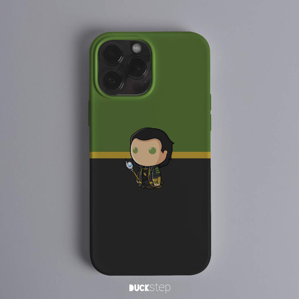 Jual Duckstep Case Marvel Loki Iphone Samsung Oppo Vivo Hardcase Fullbody 3D Premium Quality pet ...