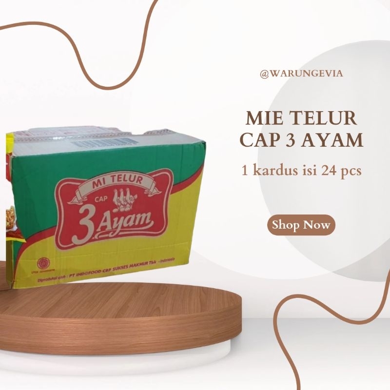 Jual MIE TELUR CAP 3 AYAM 1 KARDUS | Shopee Indonesia Jual MIE TELUR CAP 3 AYAM 1 KARDUS | Shopee Indonesia