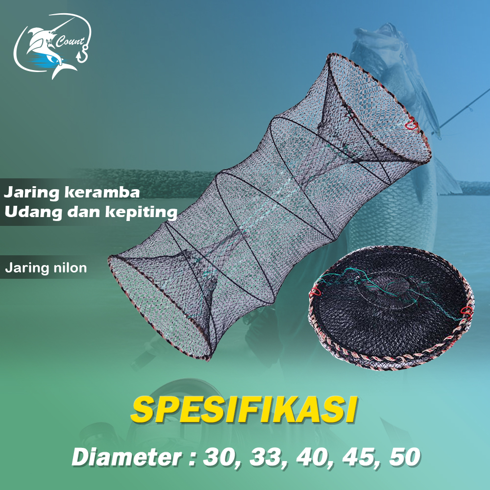 Jual Bubu Jaring Perangkap Ikan Udang Kepiting Lobster / Bubu Ikan ...