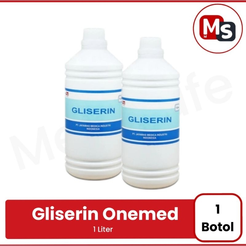 Jual Gliserin Glycerin Glyserin 1 Liter Onemed / Botol | Shopee Indonesia