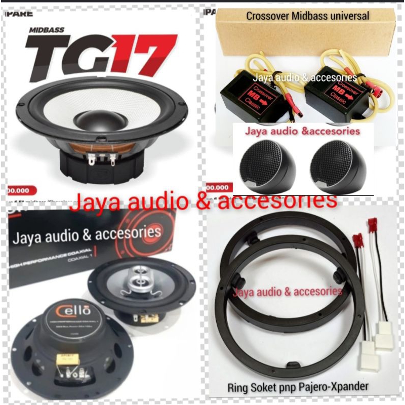 Jual Speaker Cello TG17 Tweeter Solution up-Coaxial Cello include Ring ...