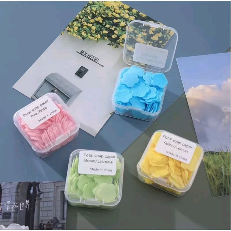 Jual Soap Paper Sabun Traveling Mini | Shopee Indonesia