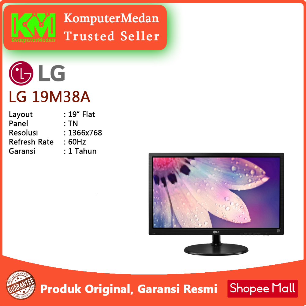 Jual LG 19M38A-B 18.5" HD LED Monitor | Shopee Indonesia