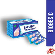Jual Biogesic Paracetamol 500mg Tablet Per BOX isi 25 Strip (100 Tablet ...