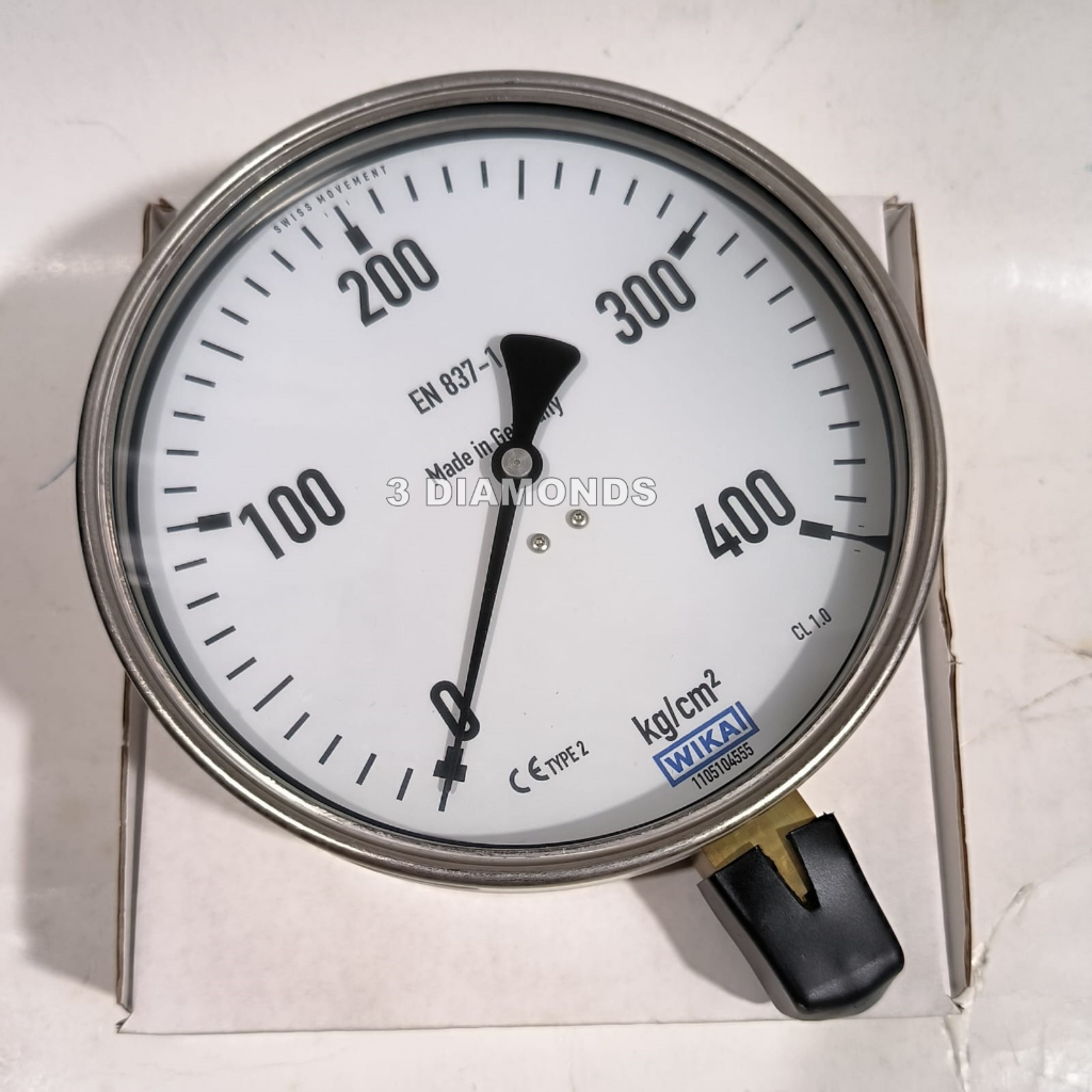 Jual PRESSURE GAUGE WIKA 6" - 400 KG ASLI GERMANY | Shopee Indonesia