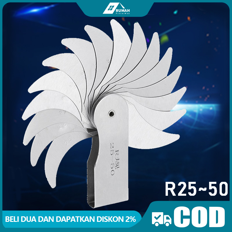 Jual Radius Gauge/Alat Ukur Radius/Alat Pengukur Radius/Alat Ukur Celah ...