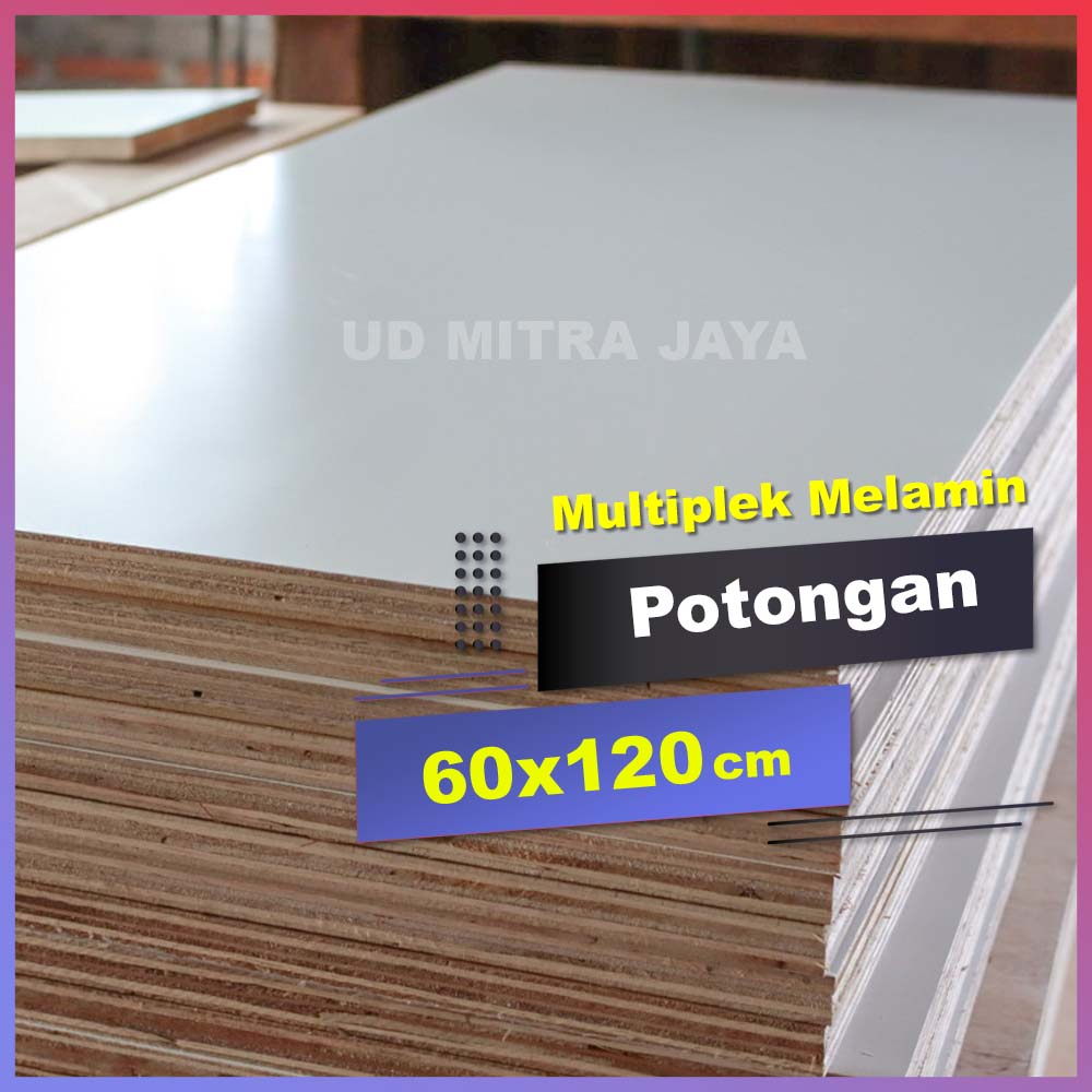 Jual multiplek melamin 18mm 1 sisi ukuran 60x120 | Shopee Indonesia
