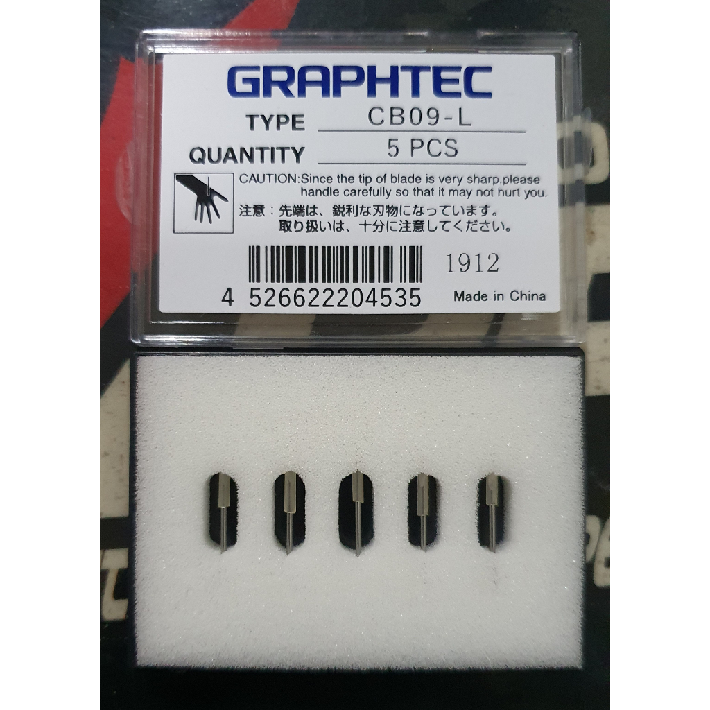 Jual Mata Pisau Graphtec CB09-L Low Grade Blade | 1 box isi 5pcs | Mesin Cutting Sticker ...