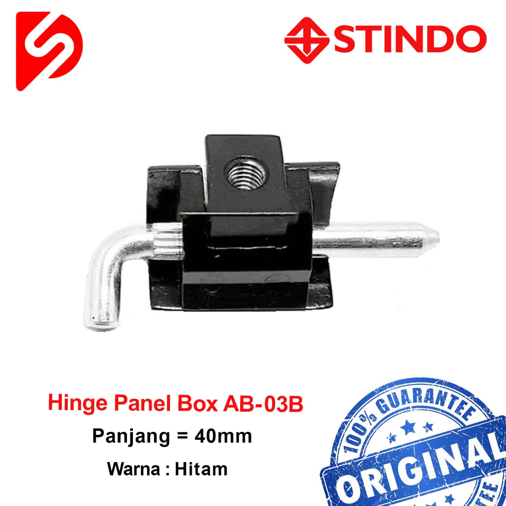 Jual Engsel panel AB-03B (40mm) Hitam STINDO | Shopee Indonesia