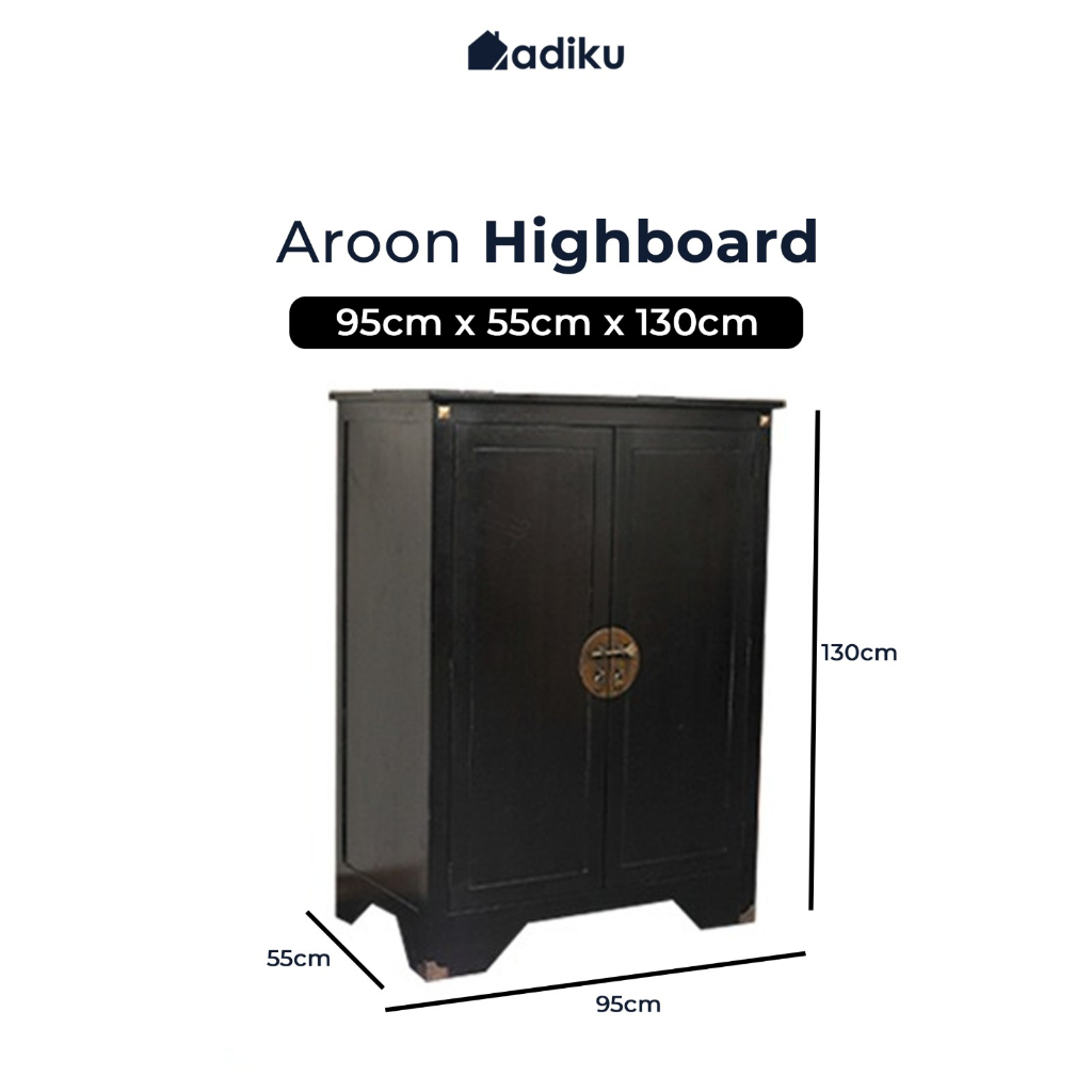Jual Adiku.id Highboad Aroon/Lemari Kabinet/Lemari Kayu/Buffet Limited ...