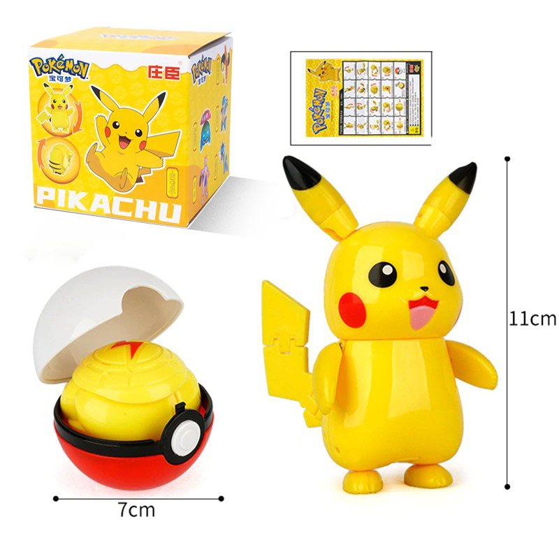 Jual Mainan Pokemon Pokeball Toy With Pokemon Action Figure Poke Ball ...