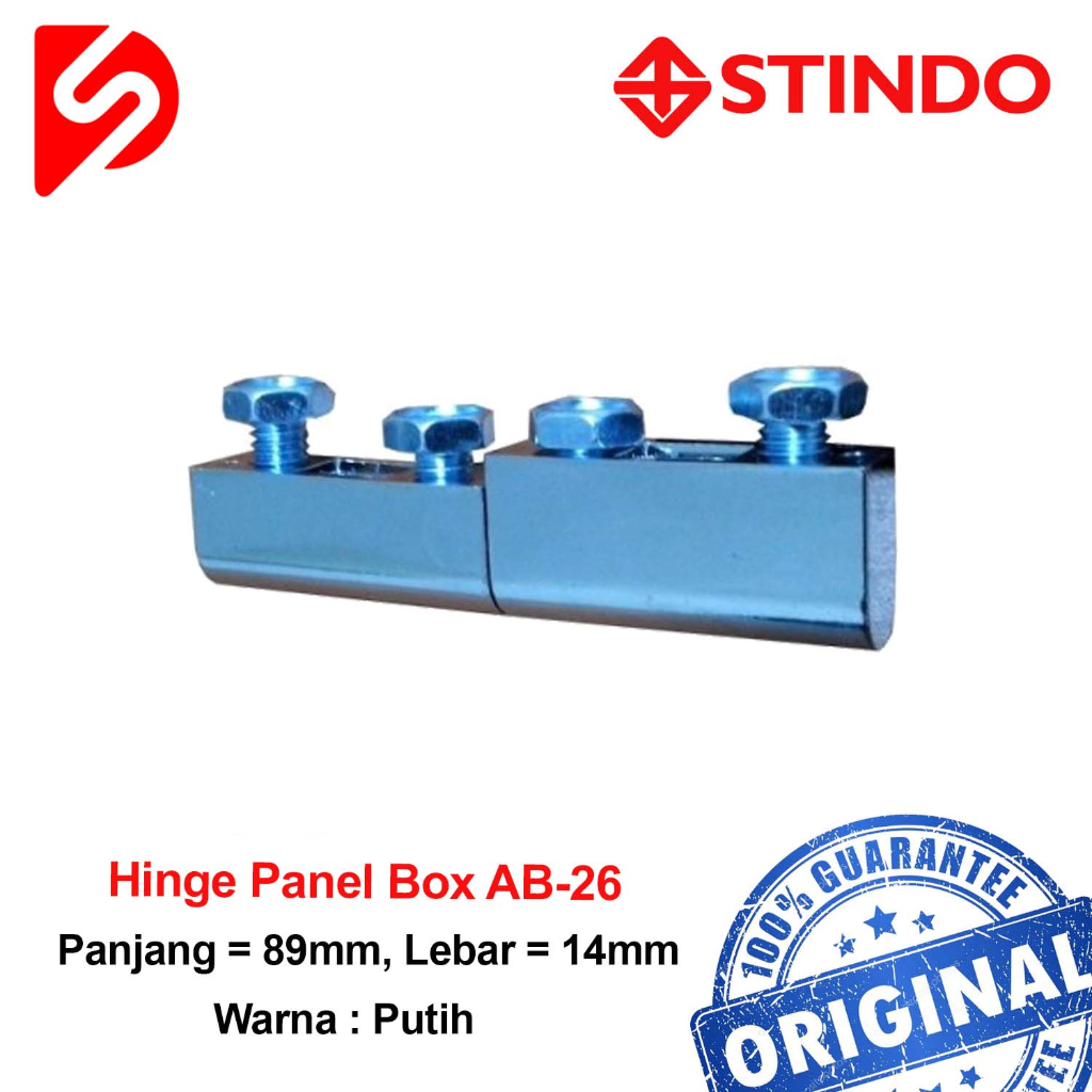 Jual Engsel panel AB-26 P=89mm L=14mm Putih STINDO | Shopee Indonesia